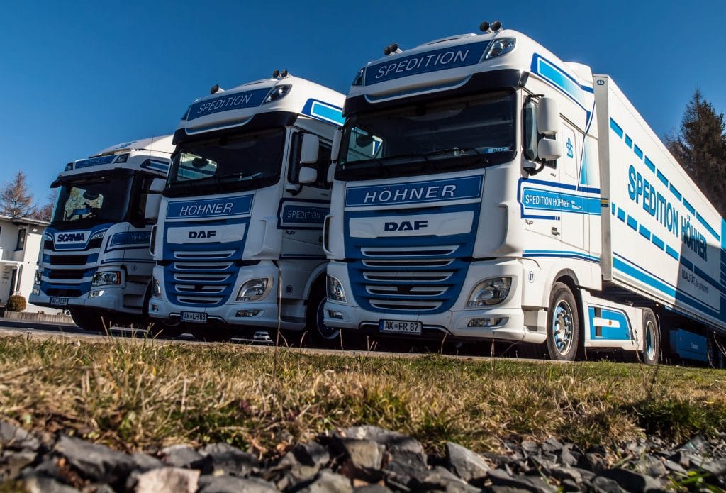 Galerie: Impressionen unserer Fahrzeugflotte - Spedition Höhner